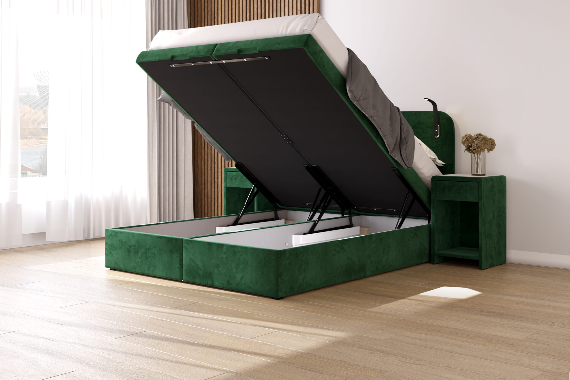 Dit zijn de voordelen van een boxspring met opbergruimte